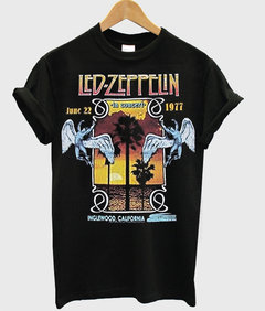 Led Zeppelin 1977 Inglewood Concert Vintage T-Shirt - Clothform.com