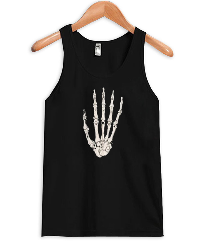 Skeleton Hand Tank Top