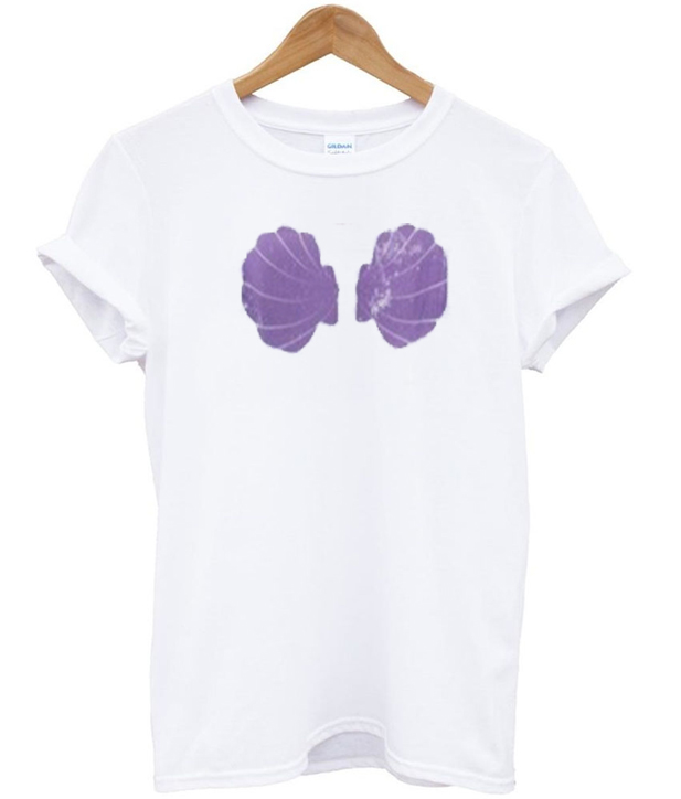 shell purple T-shirt